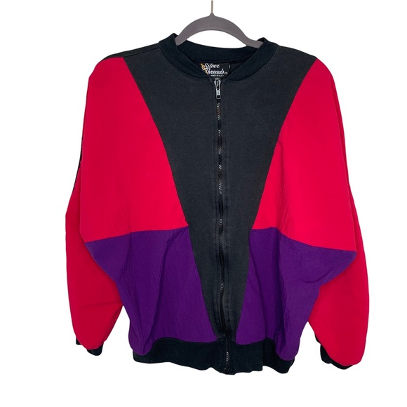 American Vintage | Jackets & Coats | Vintage 8s Colorblock Jacket ...